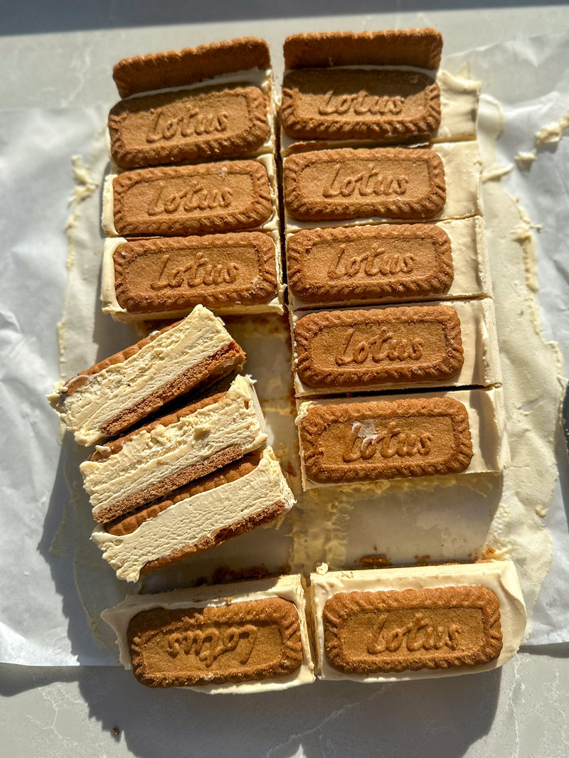 Biscoff Ice-Cream Bars