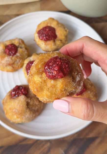 Cinnamon Churros Jam Doughnuts – Macro Mike