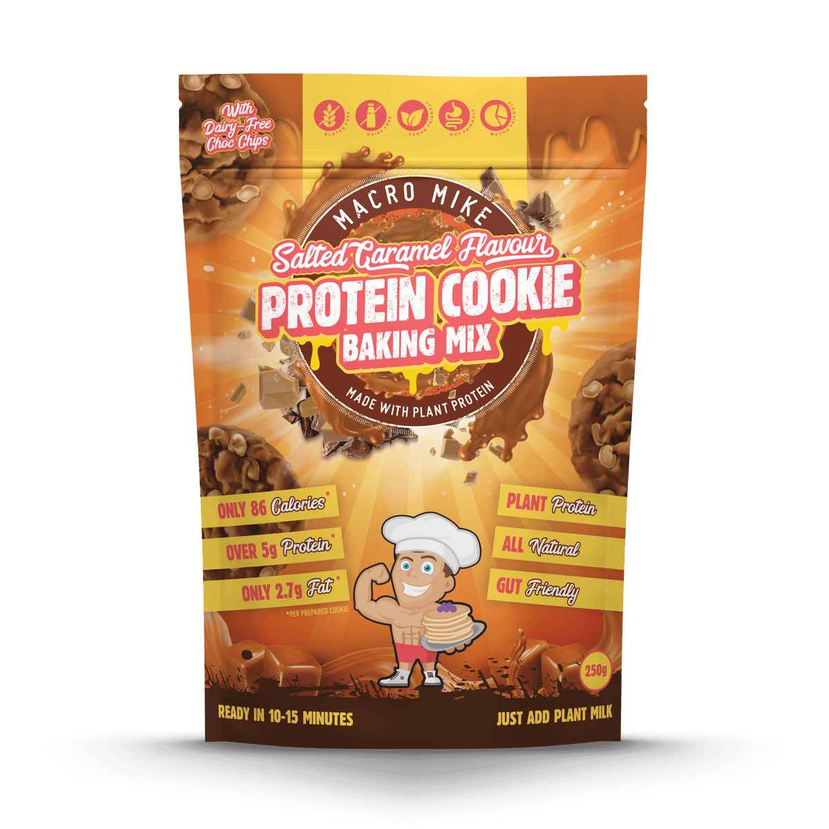 Plant Based Gluten Free Salted Caramel Cookie Baking Mix Macro Mike plant-based-gluten-free-salted-caramel-cookie-baking-mix-macro-mike