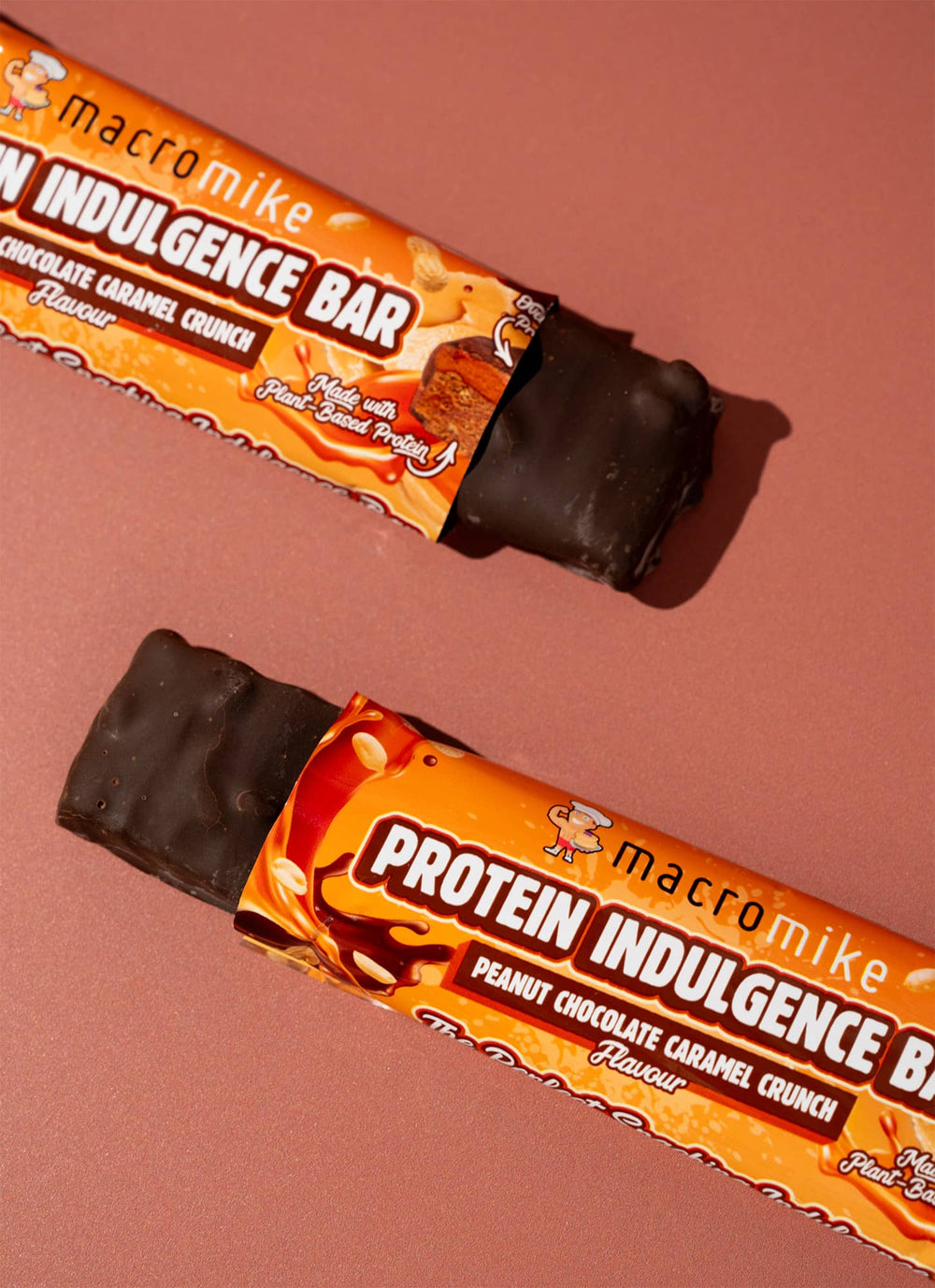 Peanut Chocolate Caramel Crunch Protein Indulgence Bar | Macro Mike