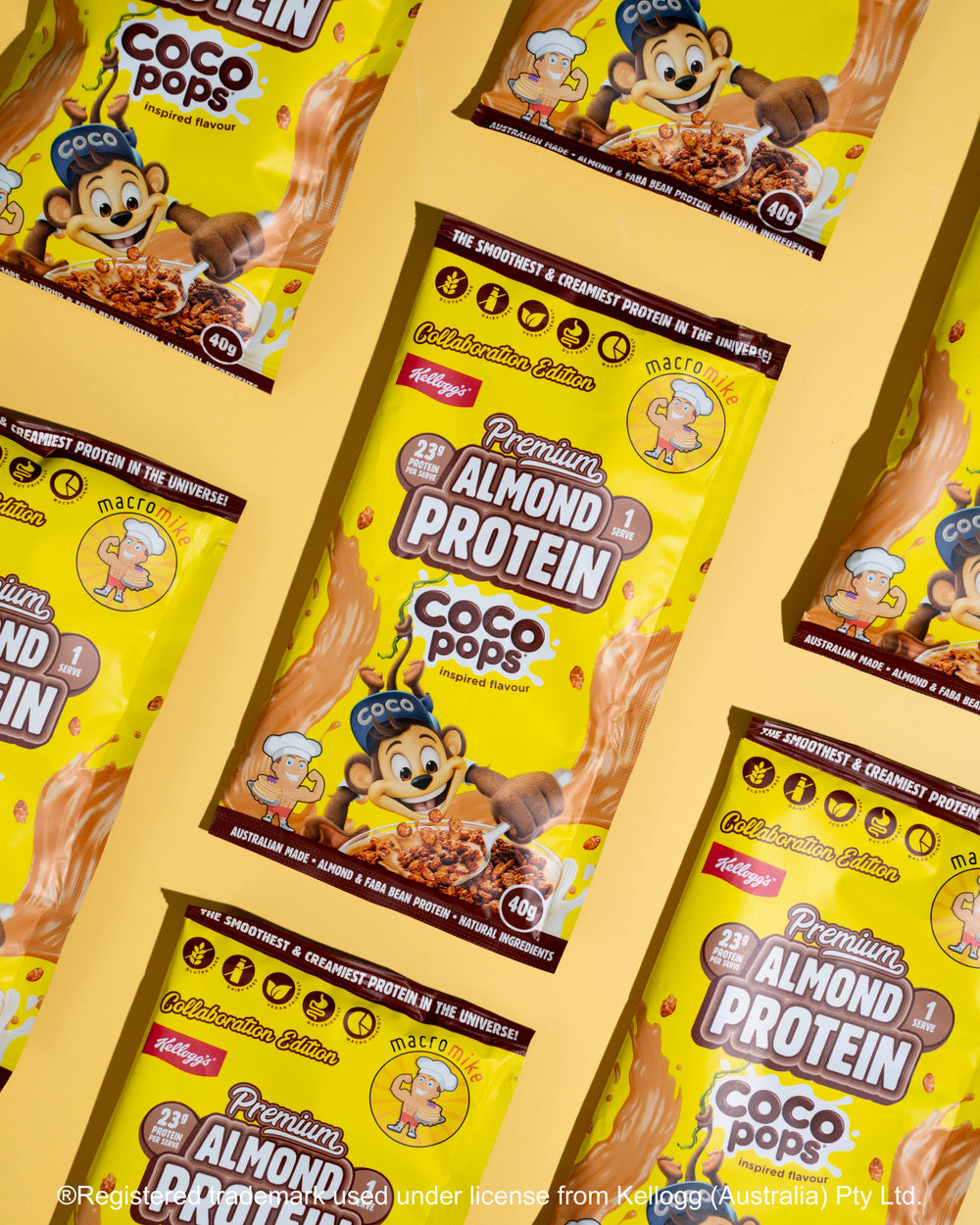 Macro Mike x Kellogg's Coco Pops Premium Almond Protein (40g Sachet)