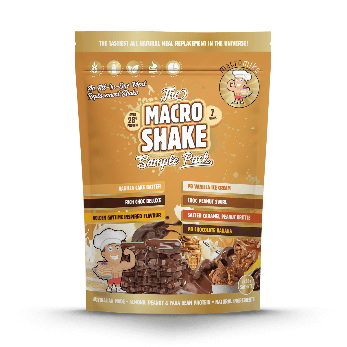 The Protein Sample Pack - Taste 8 Classic Flavours | Macro Mike