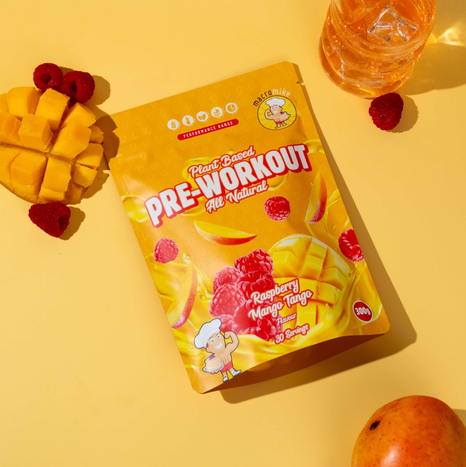 Raspberry Mango Tango Pre-Workout (300g Bag)