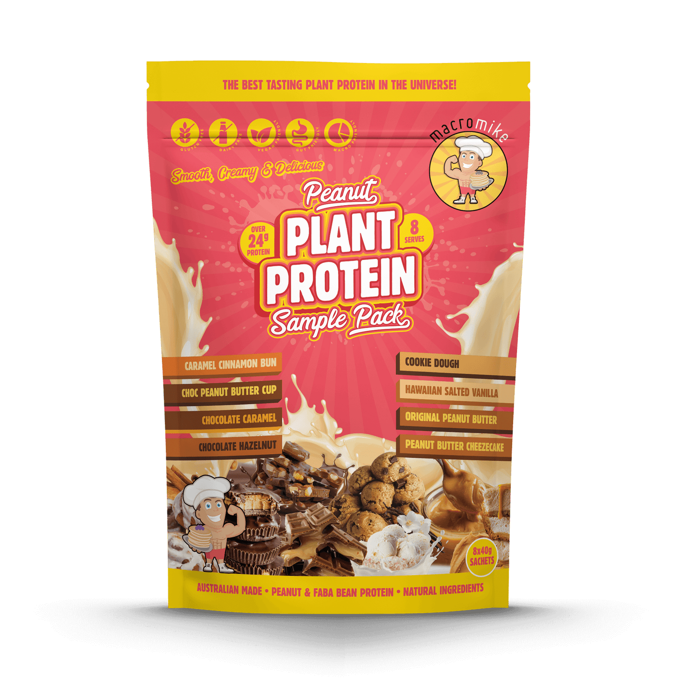 The Protein Sample Pack - Taste 8 Classic Flavours | Macro Mike