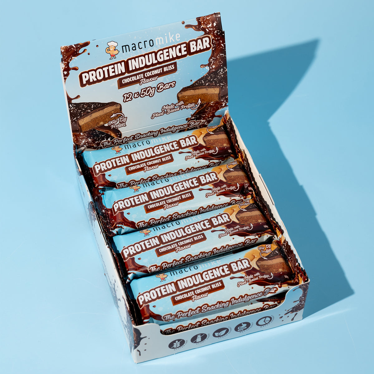 Chocolate Coconut Bliss Protein Indulgence Bar (Box of 12 x 50g ...