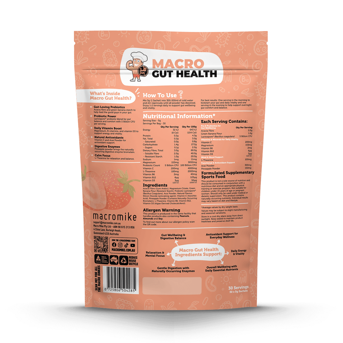Macro Gut Health (30 x 5g Serves)