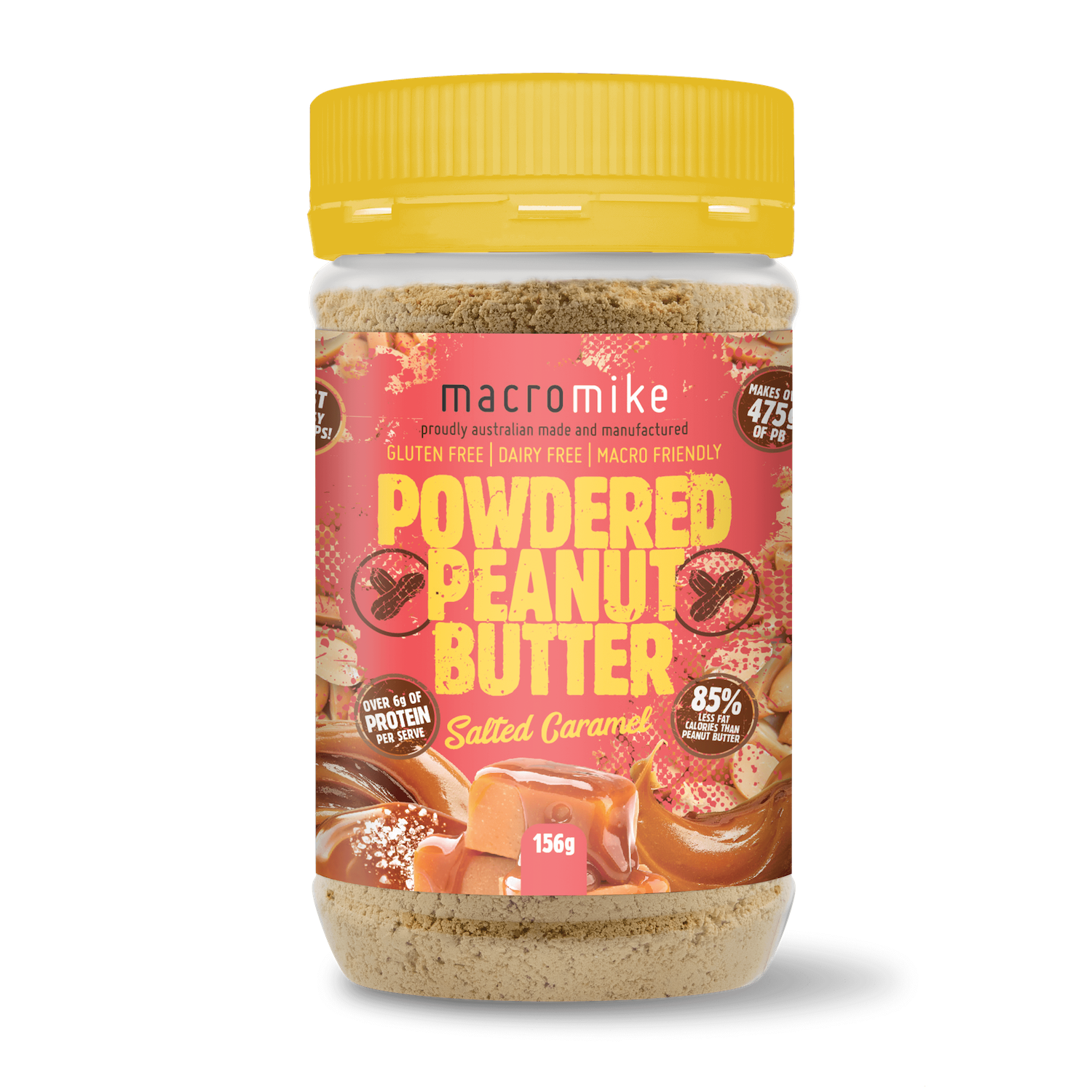 V2 Salted Caramel Powdered Peanut Butter | Macro Mike